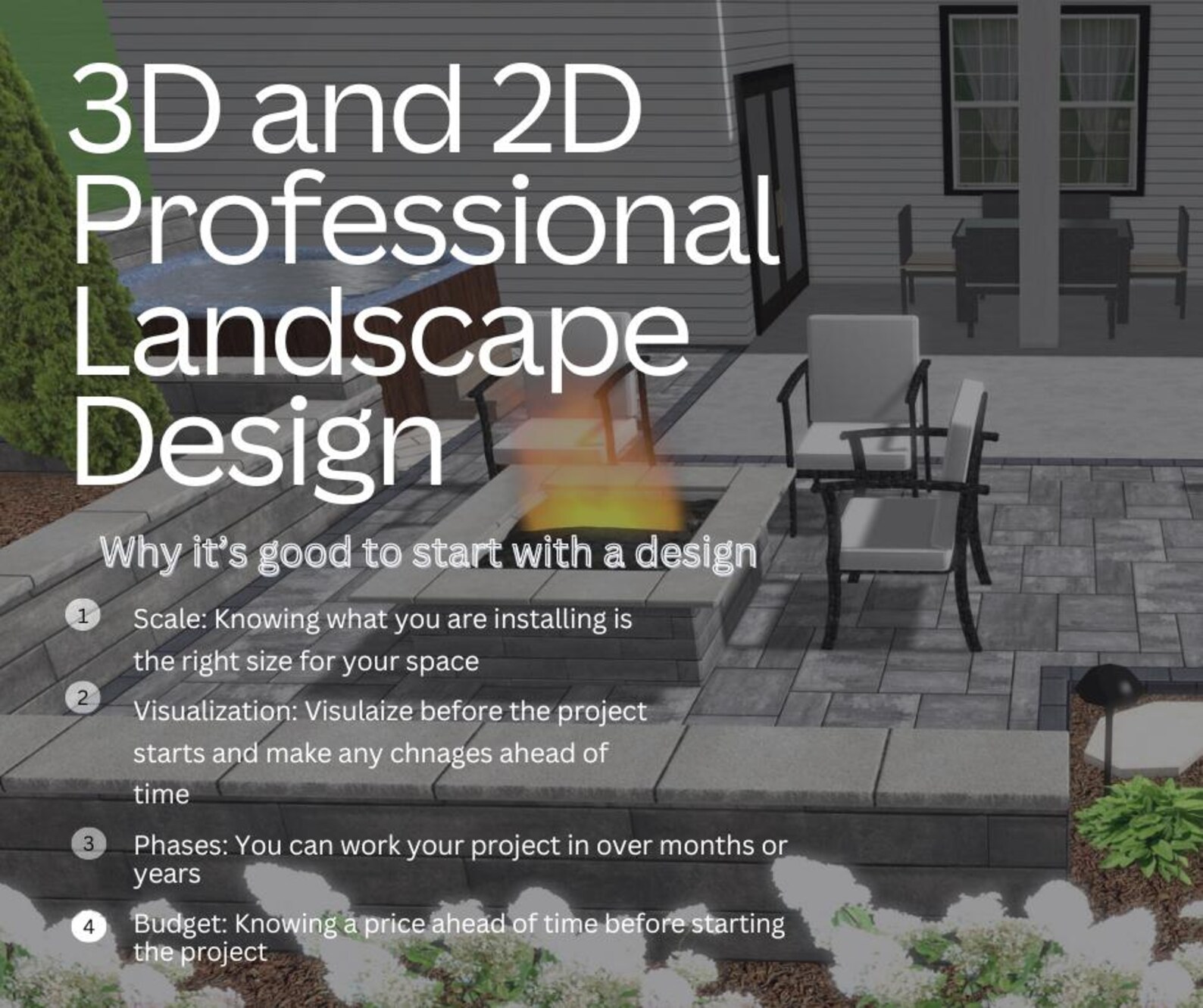 3D Landscape Design, 2D Landscape Design, Digital Download, Hardscape ...