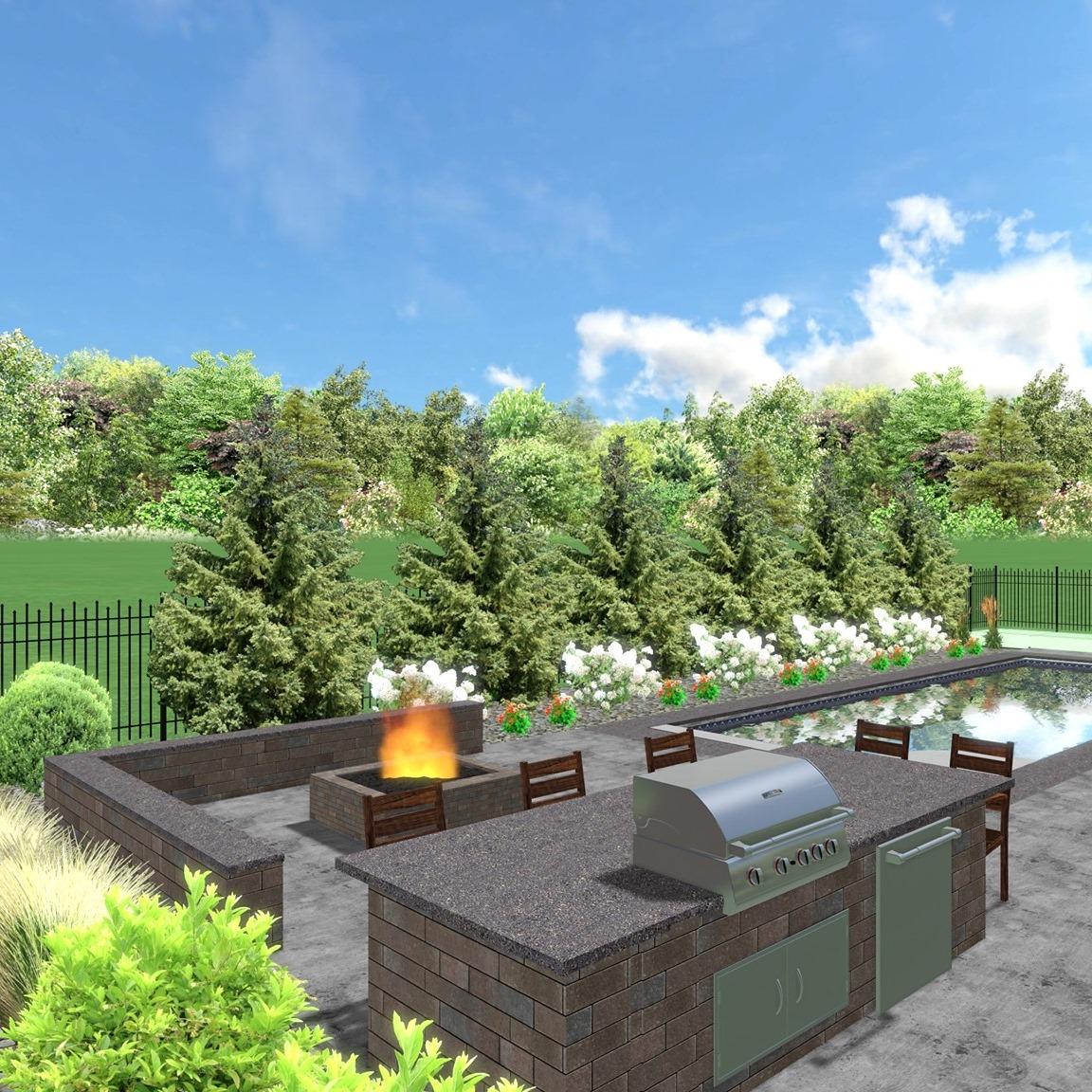 3D Landscape Design, 2D Landscape Design, Digital Download, Hardscape ...