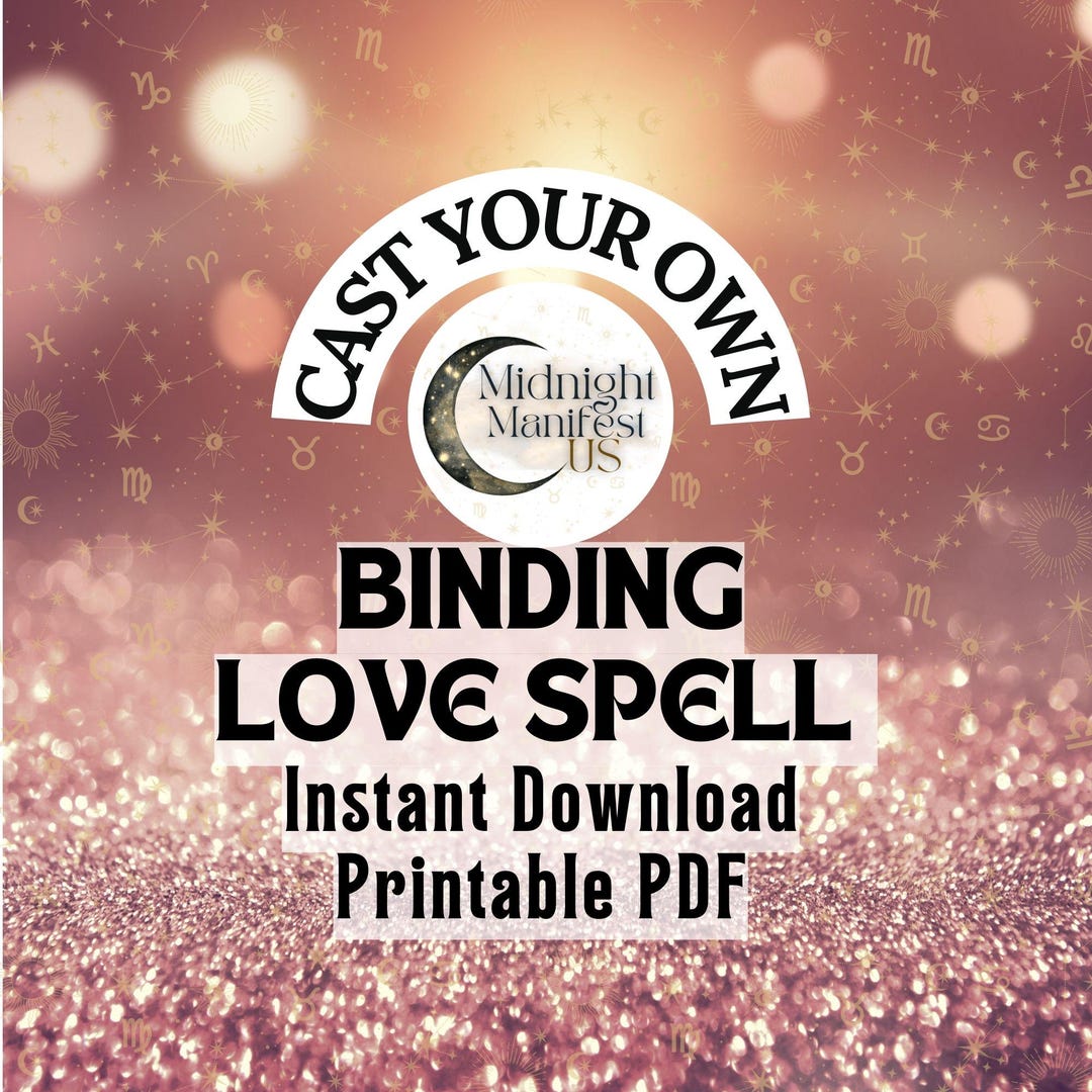DIY Binding Love Spell Instant Download Manifest Your Specific Person Do It Yourself Spells ...