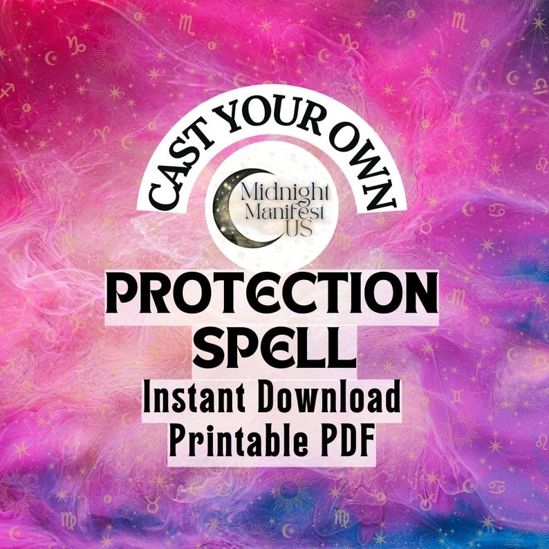 DIY Protection Spell Instant Download Protection Ritual Uncrossing ...