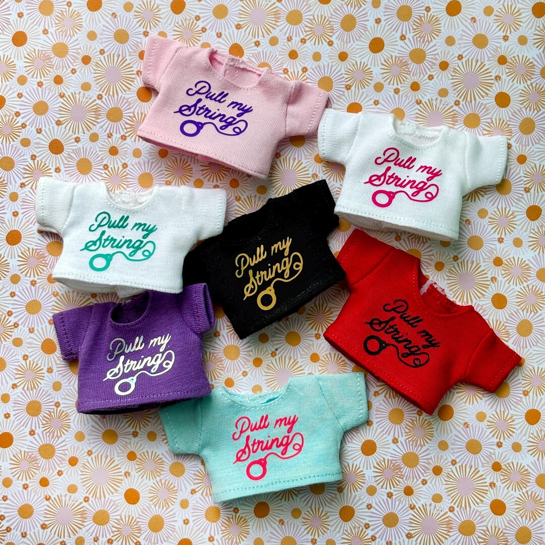 Pull My String Crop Tee for Blythe - Etsy