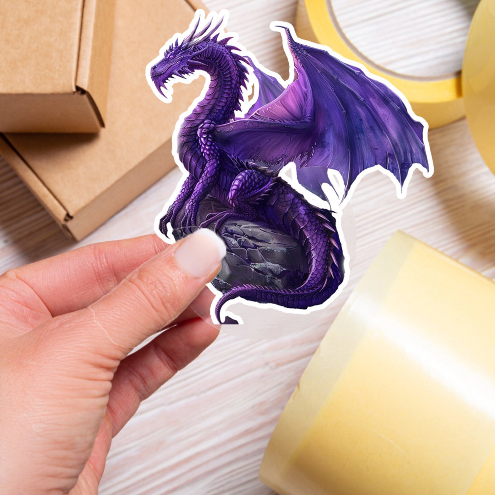 Majestic Dragon Stickers, Fierce Dragon Clipart Stickers, Dragon Fire Sticker , Reading ...