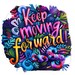 Keep Moving Forward Stickers, Motivational Quotes Stickers, Gift ...
