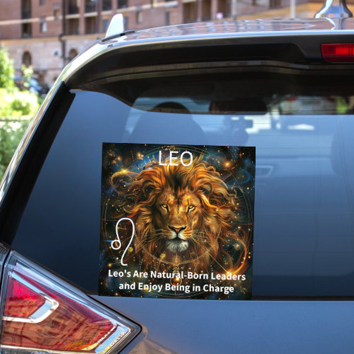 Leo Zodiac Sticker, Astrological Sign Sticker, Motivational Sticker ...