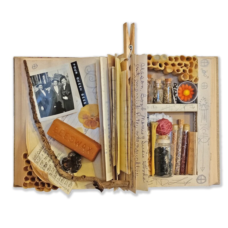 Altered Book Art Etsy