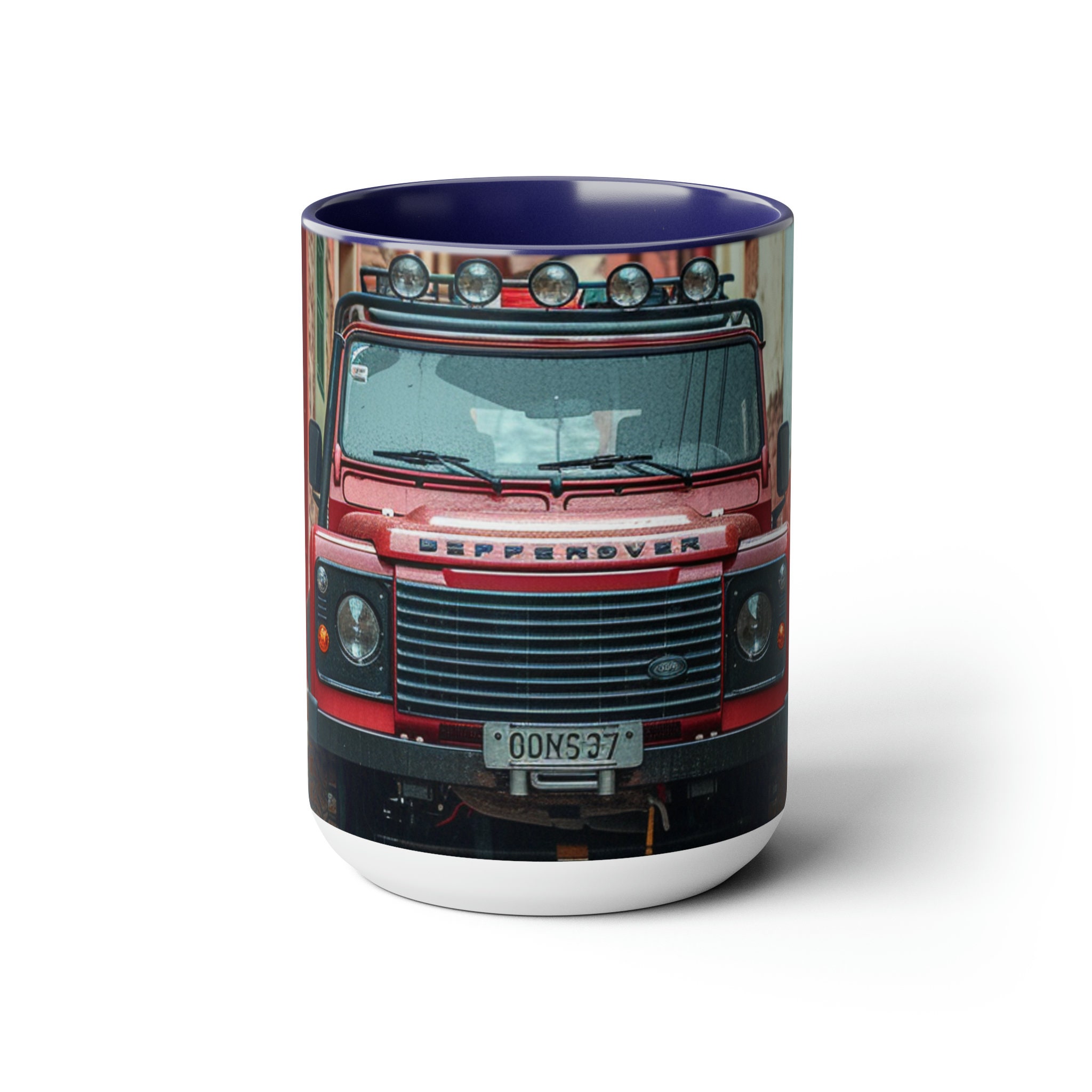 Two-tone Land Rover Defender 90 Coffee Mugs, 15oz - Etsy