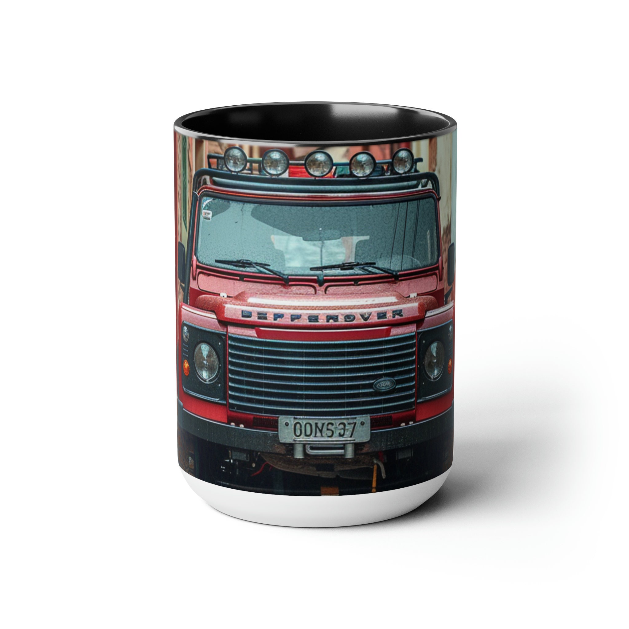 Two-tone Land Rover Defender 90 Coffee Mugs, 15oz - Etsy
