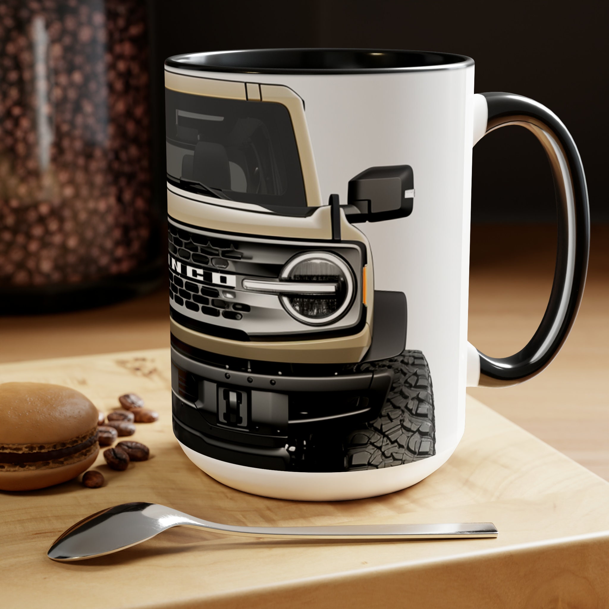 Two-tone Ford Bronco Coffee Mugs, 15oz - Etsy