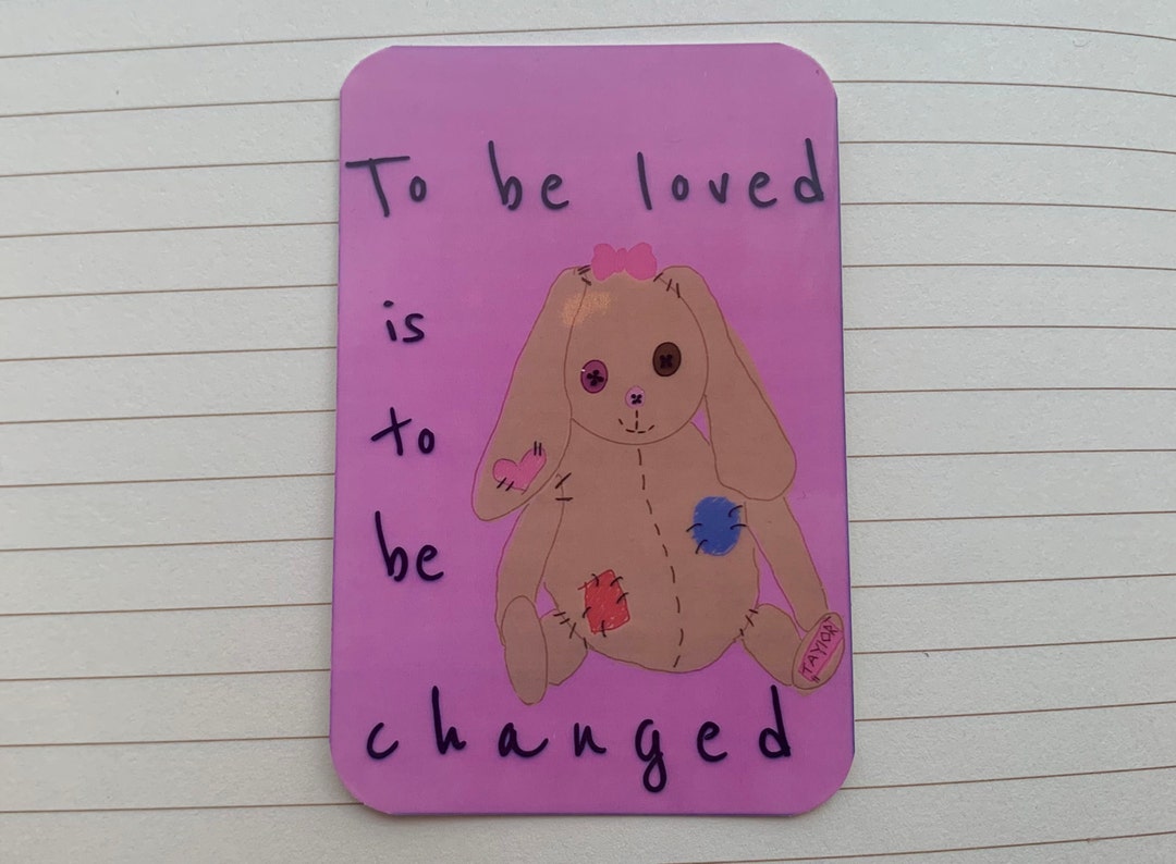 Changed Bunny Sticker - Etsy