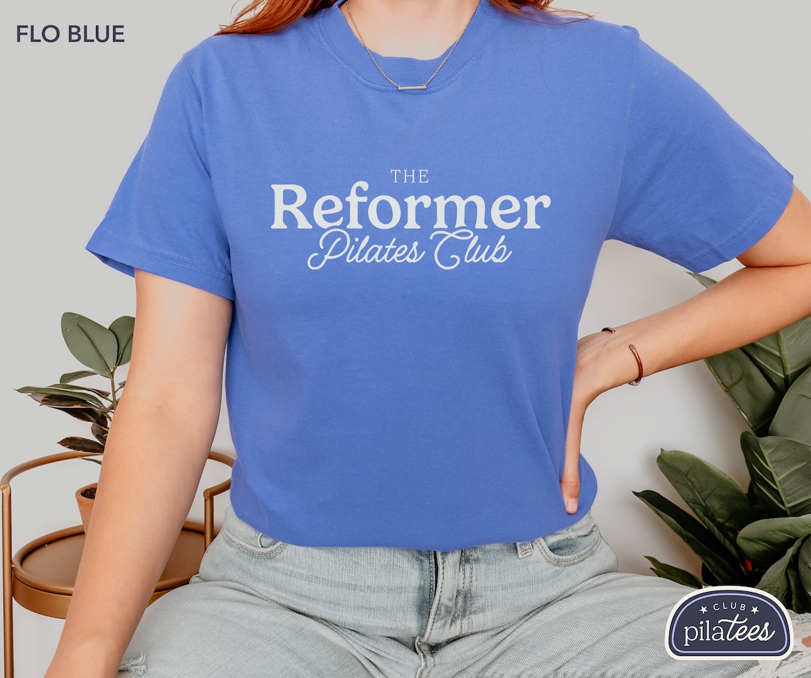 Reformer Pilates Club T-shirt Reformer Pilates Shirt, Pilates Gift ...