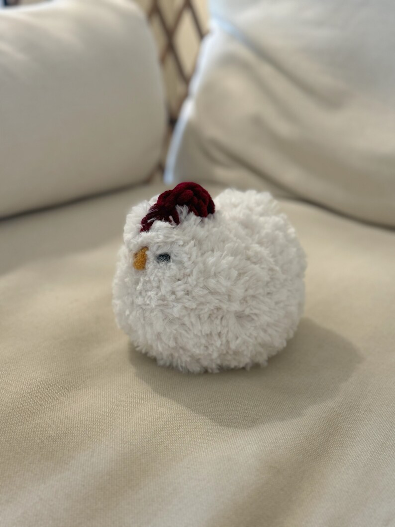 Handmade Crochet Chicken Plushies - Etsy