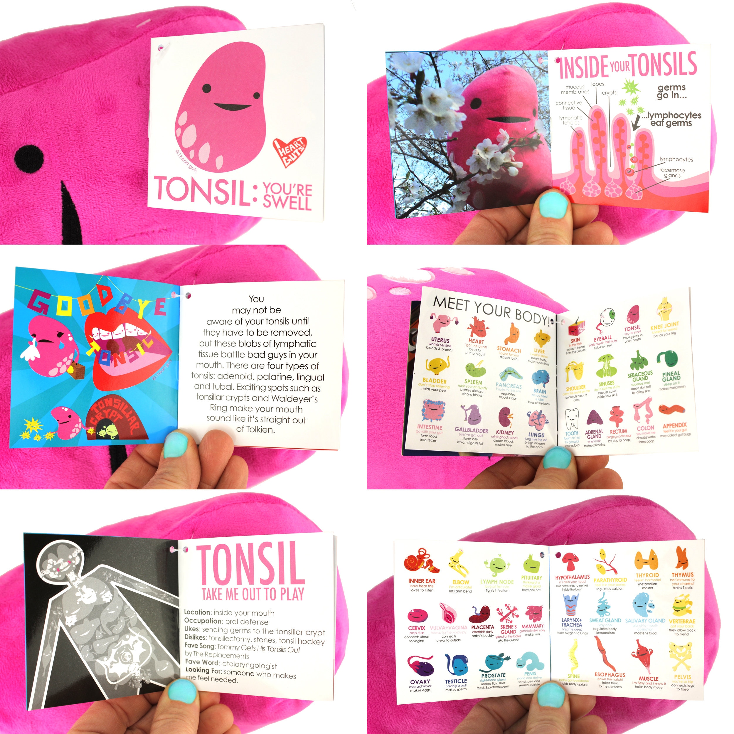Tonsil Plushie | Get Well Gift, Tonsillectomy Recovery - Etsy