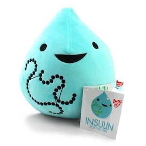 Insulin Plushie | I Heart Guts Plush Organ Diabetic T1D Gift Diabetes ...