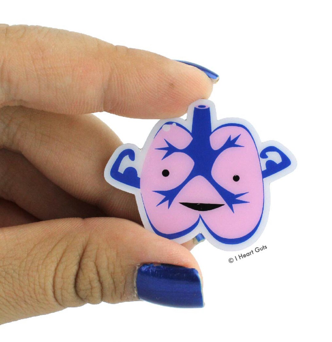 Lungs Pin | I Lung You Cute Funny Anatomical Pin for Lung Surgery ...