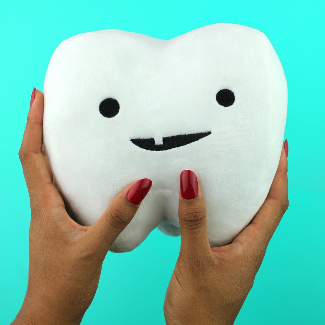 Teeth Plushie W/ Tooth Fairy Pocket | Can't Handle the Tooth I Heart ...