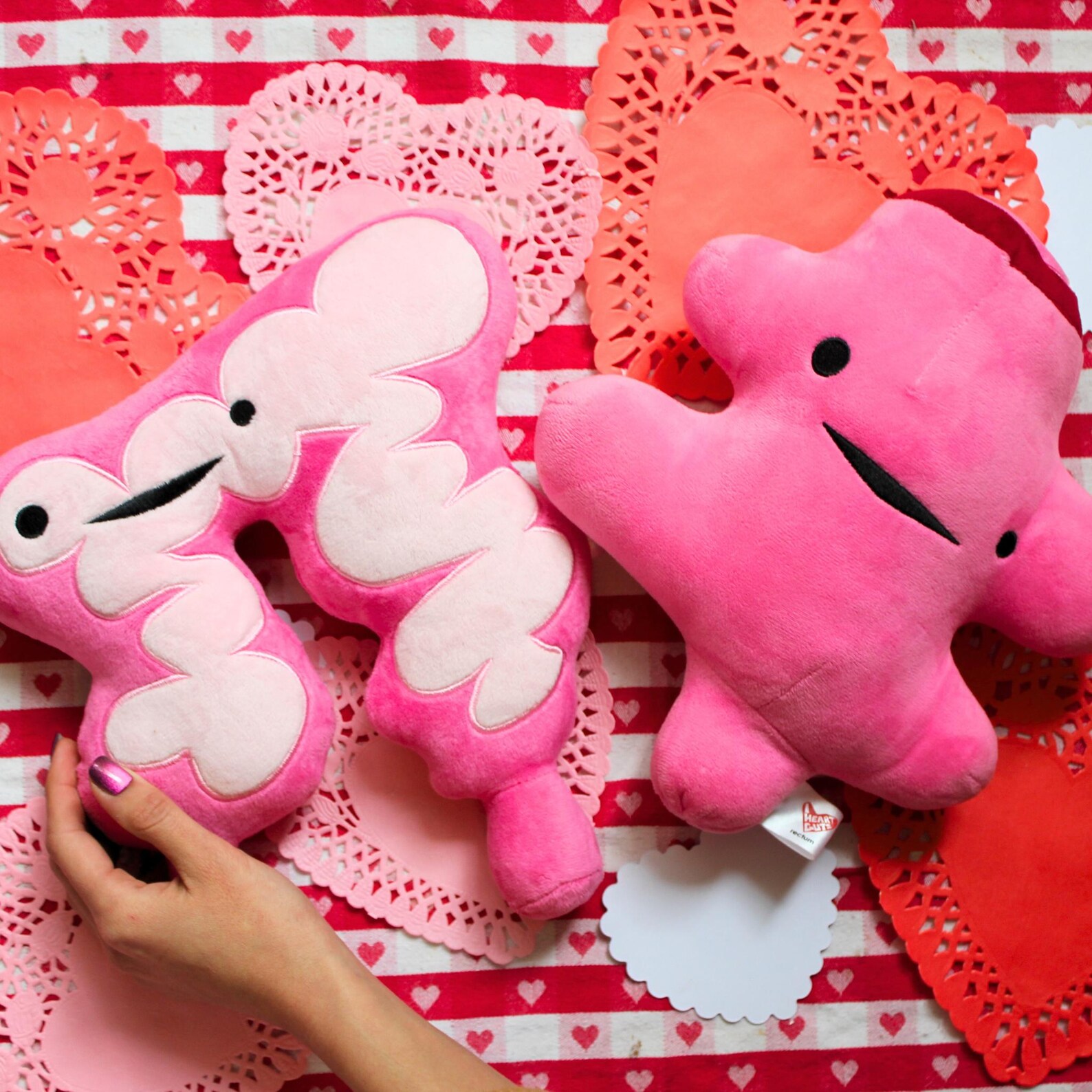 Colon Plushie You Move Me I Heart Guts | Organ Stuffed Toy Pillow ...