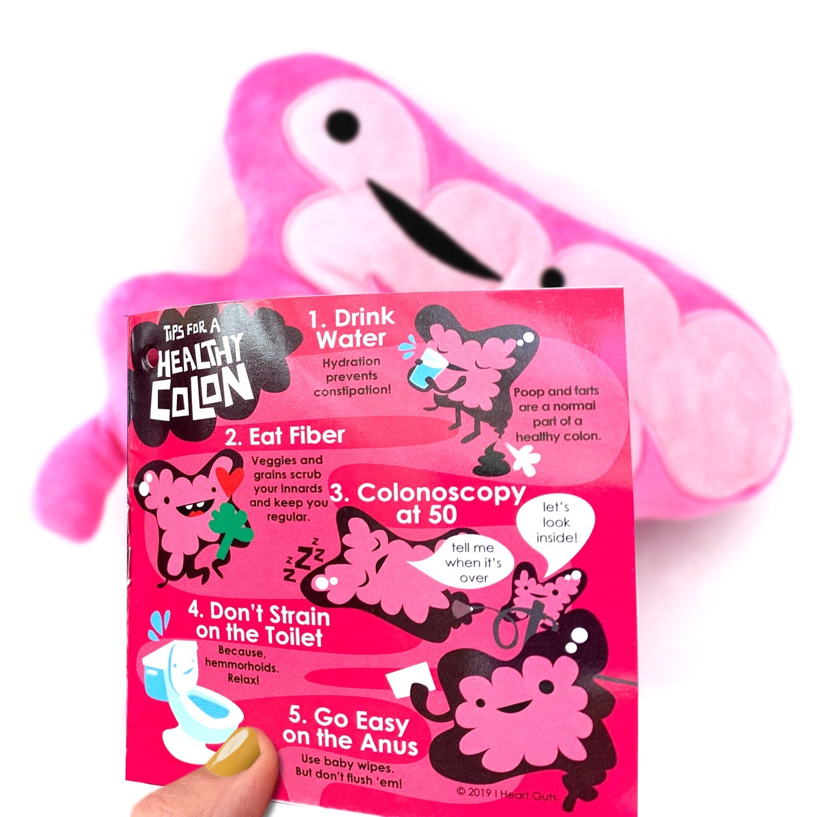 Colon Plushie You Move Me I Heart Guts Organ Stuffed Toy Pillow Surgery ...