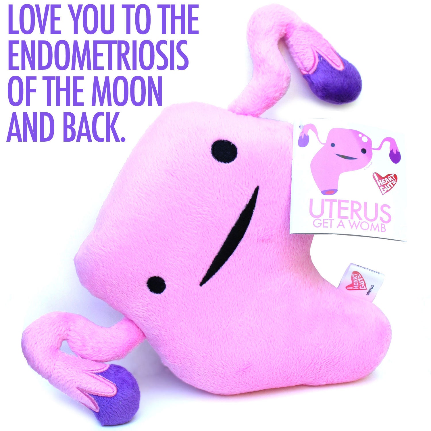 Uterus Plushie Womb Service I Heart Guts Plush Organ Get Well Period ...