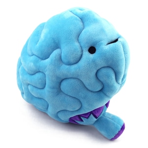 Brain Plushie | Neuroscience Gift, Mental Health Stuffed Toy Pillow - Etsy