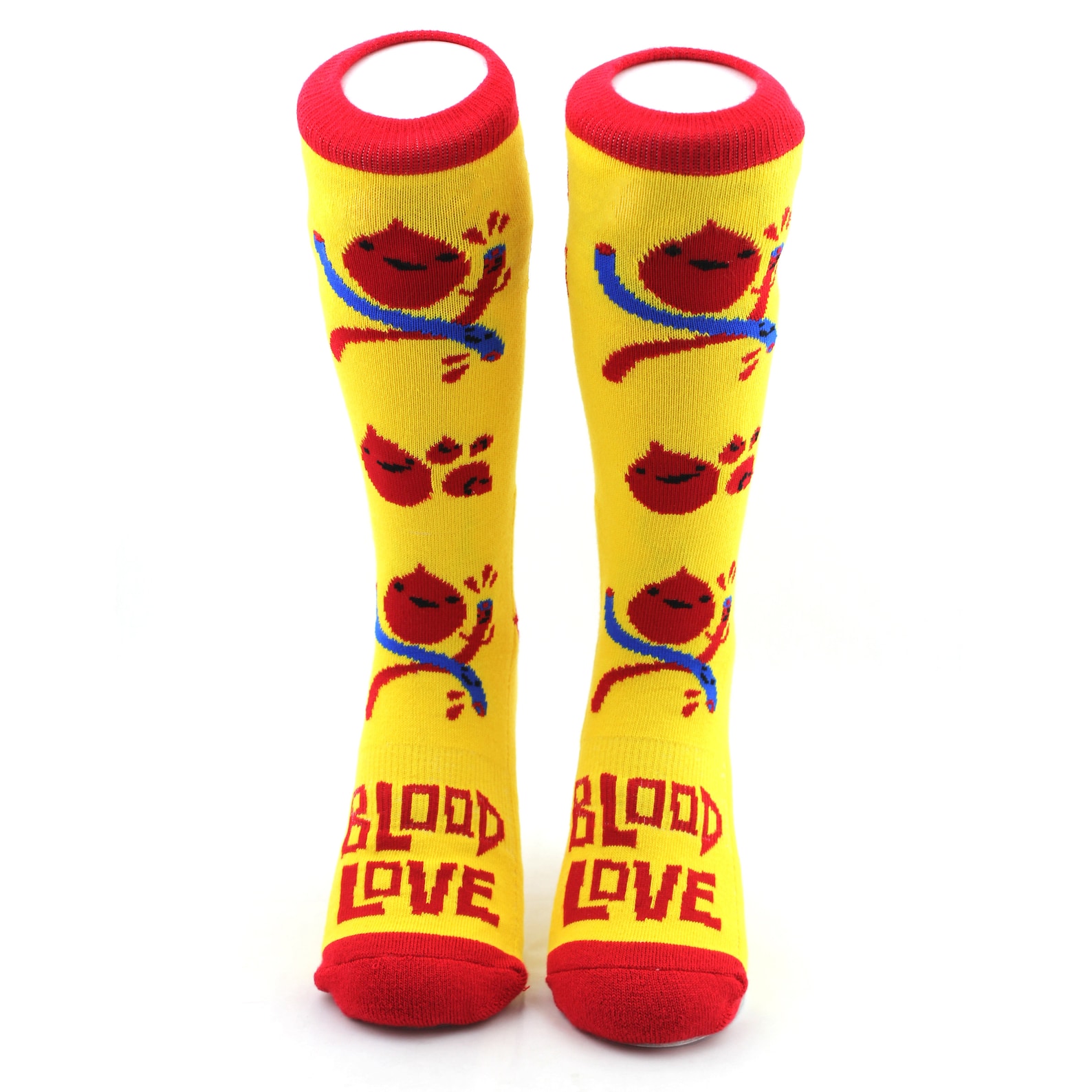 Blood Socks | I Heart Guts Blood Donor Bank Cute Sock Blood Disease ...
