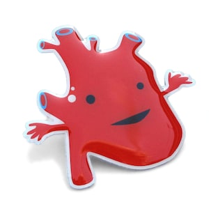 Heart Lapel Pin I Heart Guts Cute Heart Surgery Gift, Cardiac Probs ...
