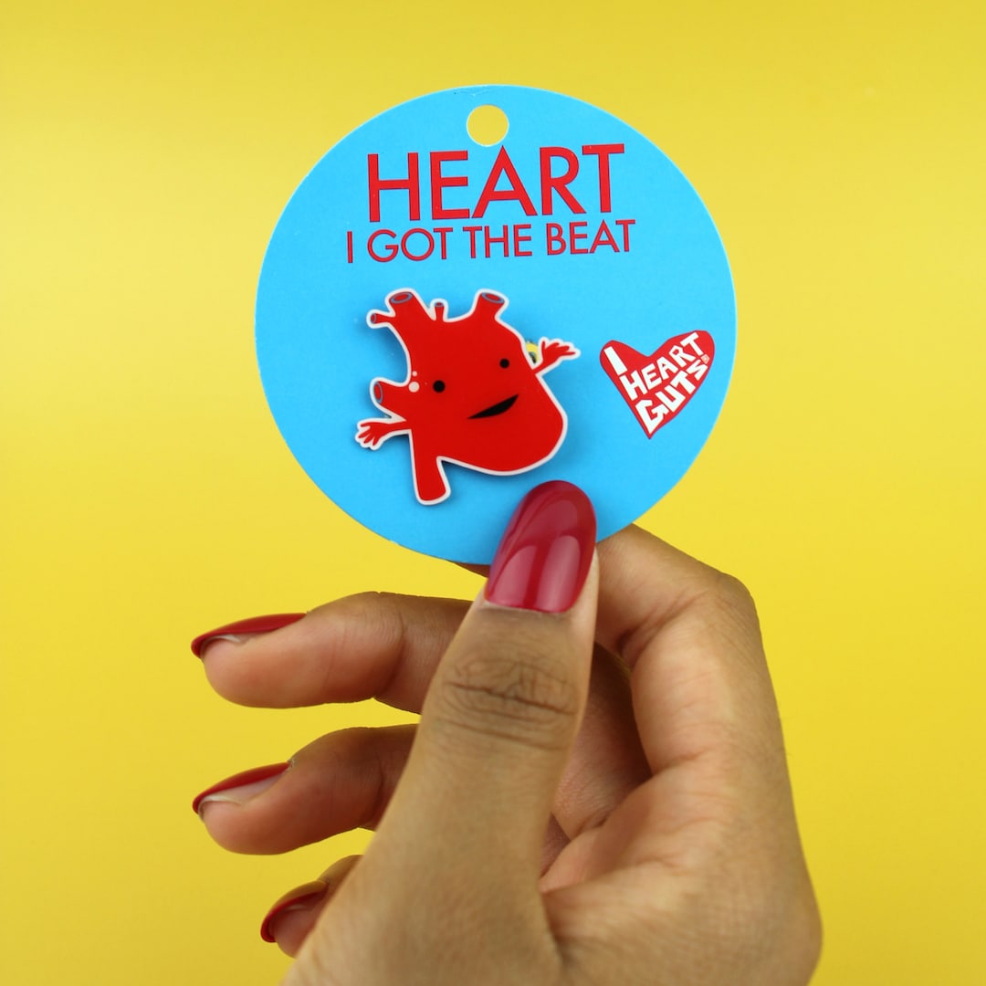Heart Lapel Pin I Heart Guts Cute Heart Surgery Gift - Etsy