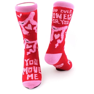 Colon Socks I Heart Guts Cute Organs, Comfy Stylish Support for Colon ...