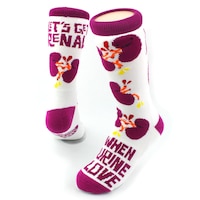 Blood Socks I Heart Guts Blood Donor Bank Donation Cute Sock Blood ...