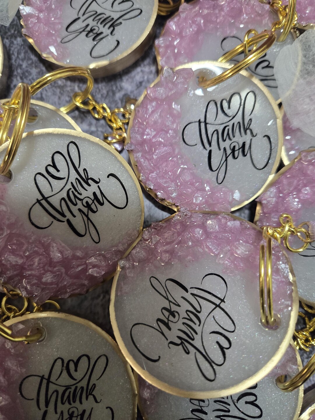 Purple Appreciation Keychains||thank You Keychains|| Employee Gifts ...