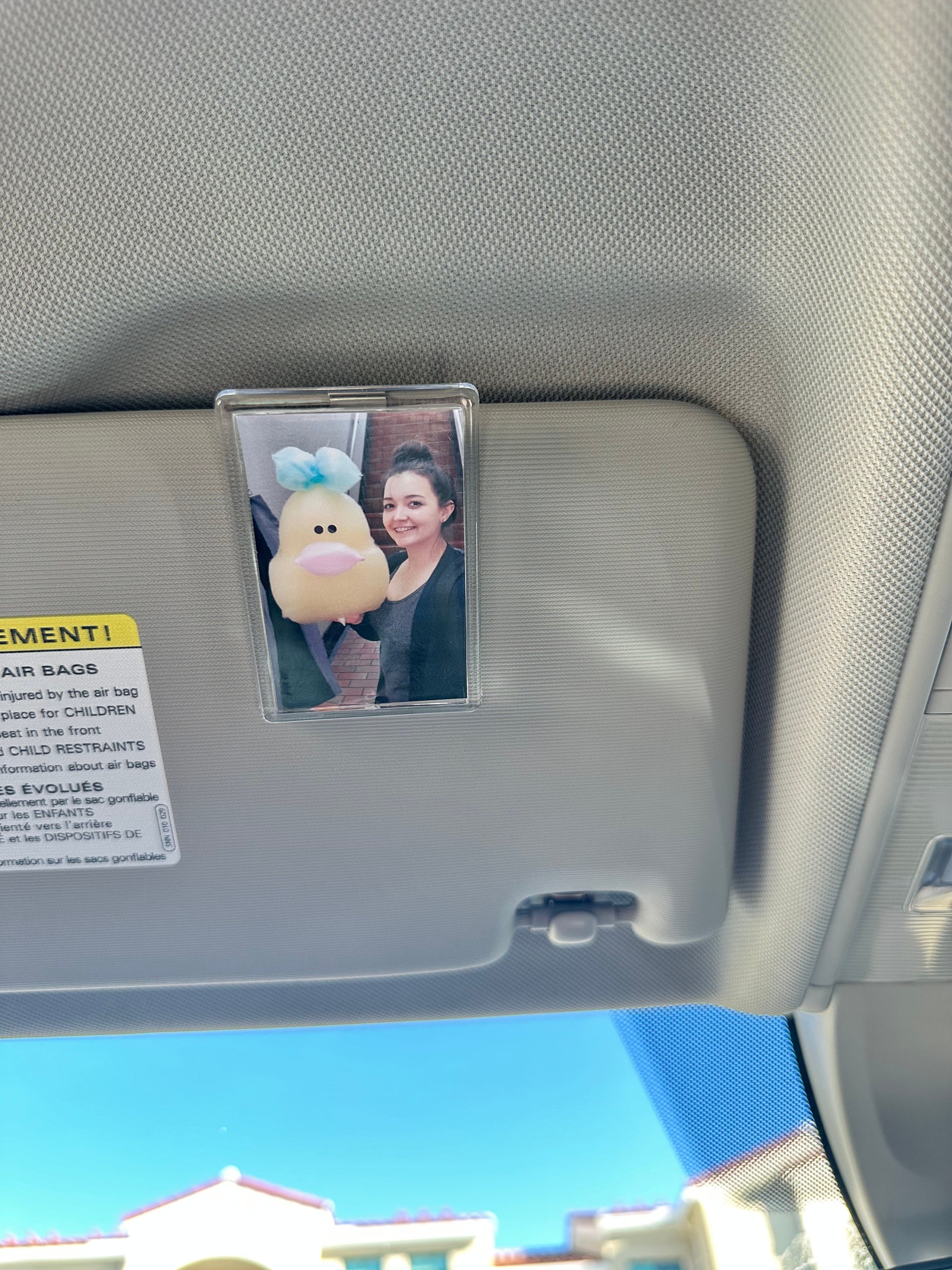 Custom Visor Photo, 2x3 Inch Car Photo, Mother's Day Gift, Father's Day ...