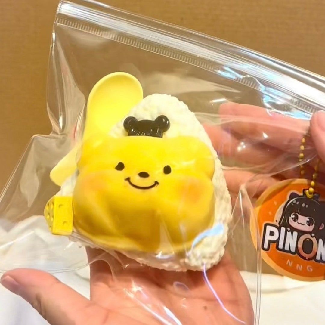 Christmas the Bear Rice Ball Squishy Fidget Toy Stress Reliever for ...