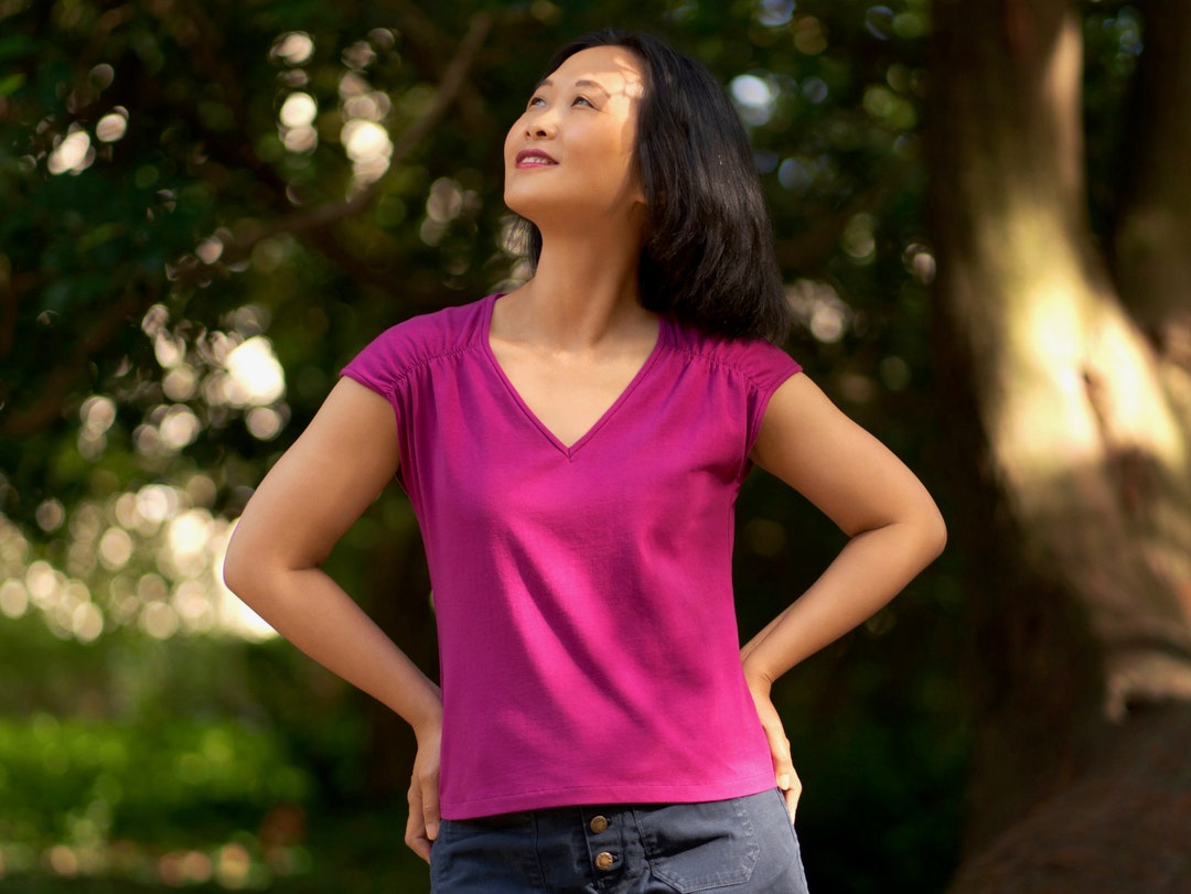 Dress/top Sewing Pattern, Women Digital PDF Download, English, Sizes 00 ...