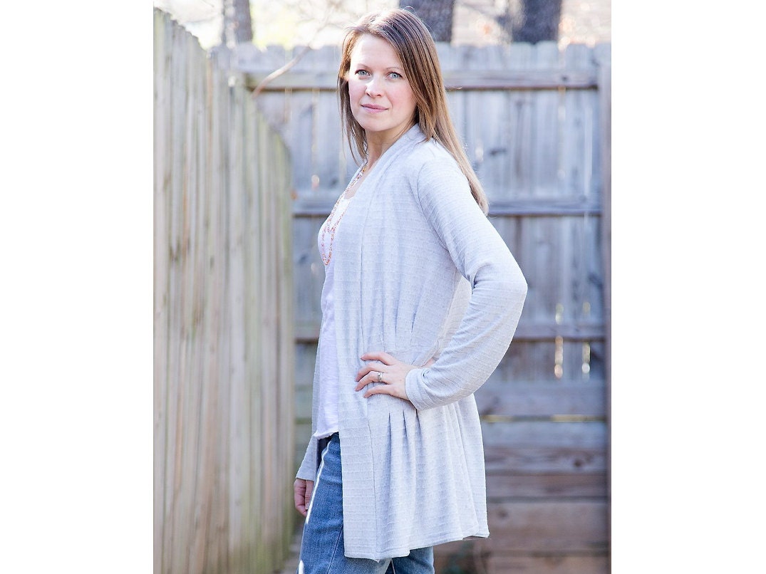 Cardigan Sewing Pattern Long Cardigan Jacket PDF Sewing - Etsy