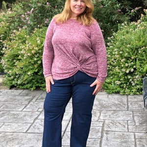 Women's Pull on Jeans Sewing Pattern | PDF | Digital Pattern | Stretch ...