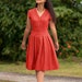 Women's Woven Dress PDF Sewing Pattern Cap / Flare - Etsy