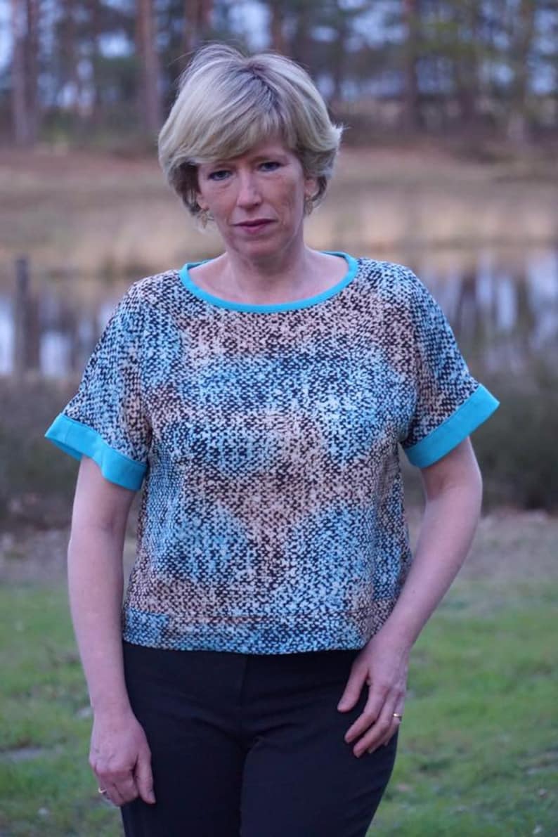 Woven Dress Pattern Woven Top Pattern Wide Neckline Scoop - Etsy