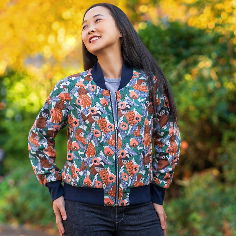 Bomber Jacket Pattern - Etsy