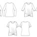 Women's Twisted Knot Top PDF Sewing Pattern, Scoop Neck, Neckband ...