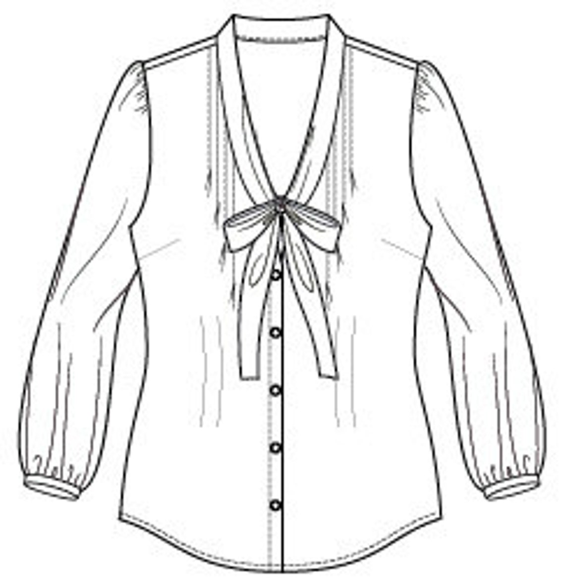 Sewing Pattern for Women: Zamora Blouse Digital Sewing Pattern (PDF) - Etsy