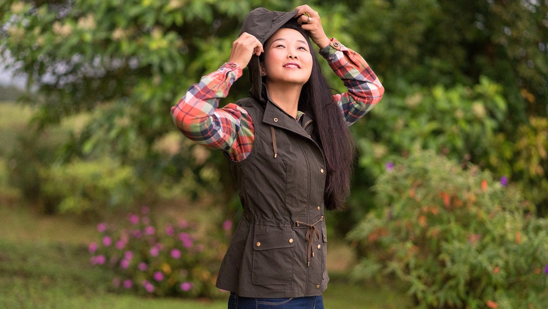 Women’s Woven Vest PDF Sewing Pattern, Hood, Drawstring, Princess Seams ...