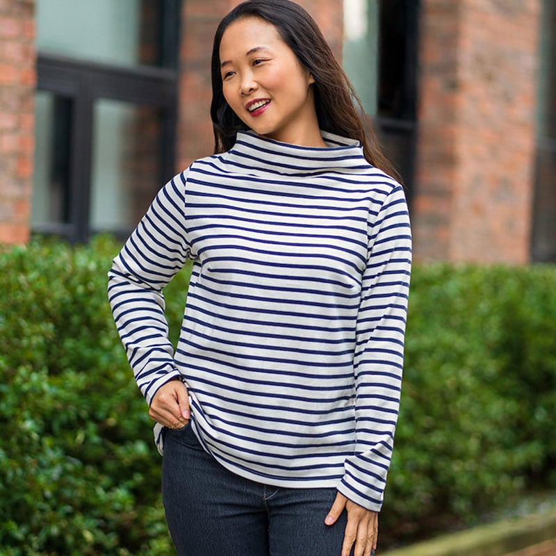 Sewing Pattern Funnel Neck - Etsy UK