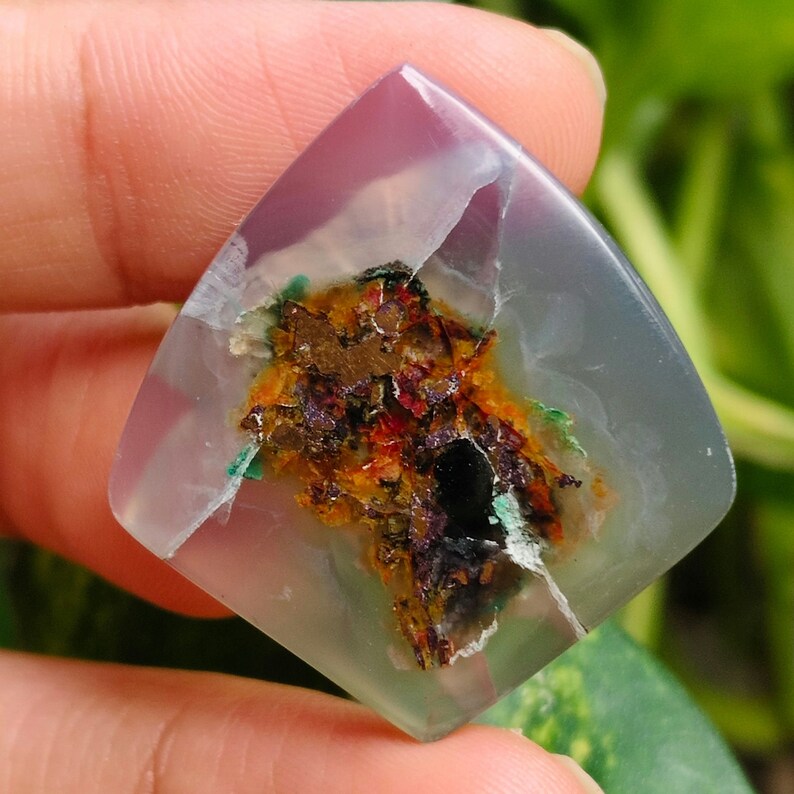 Chrysocolla Floating Native Copper Chrysocolla Copper Cabochons Size ...