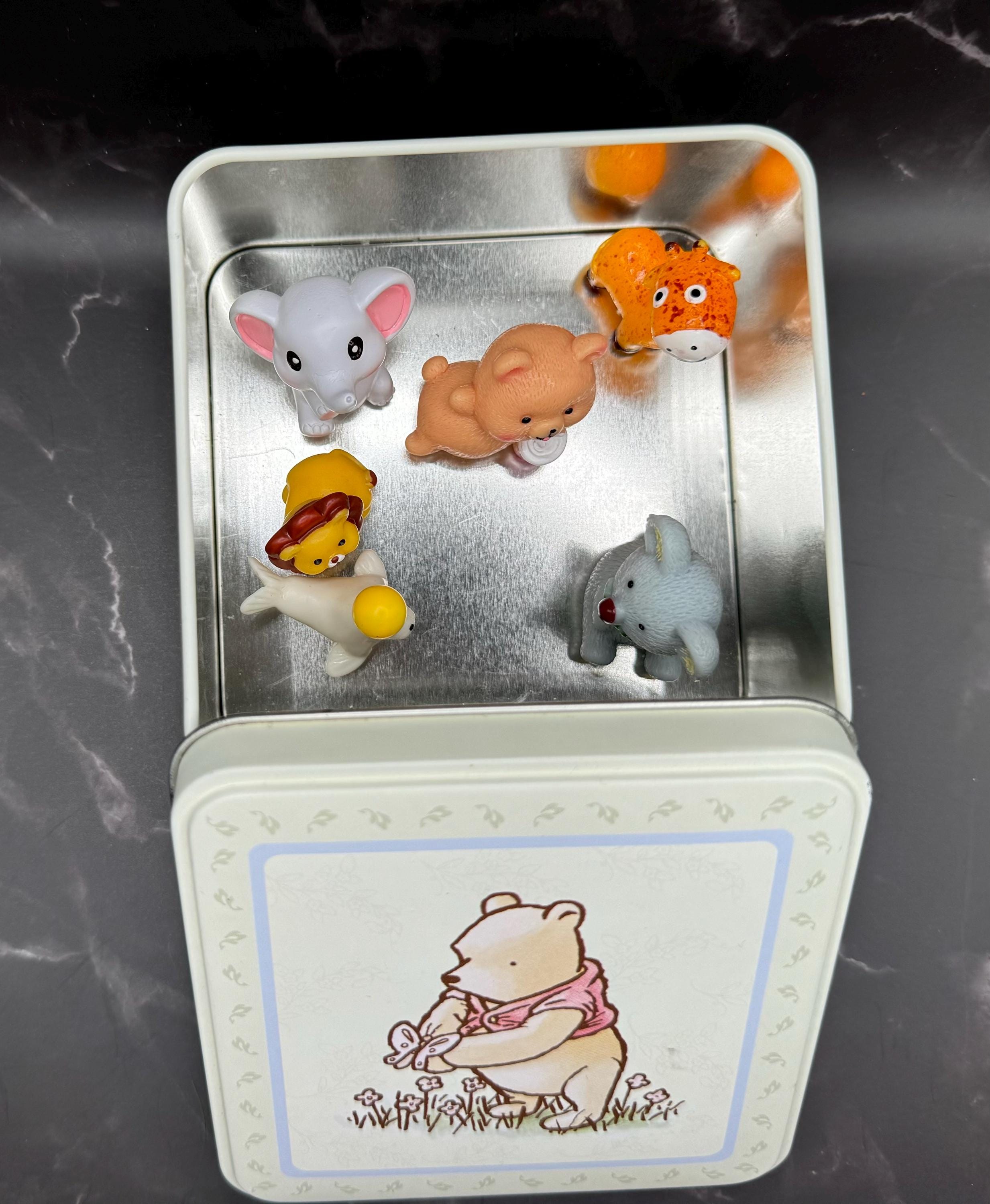Winnie the Pooh Tin With Magnetic Zoo Animals - Etsy