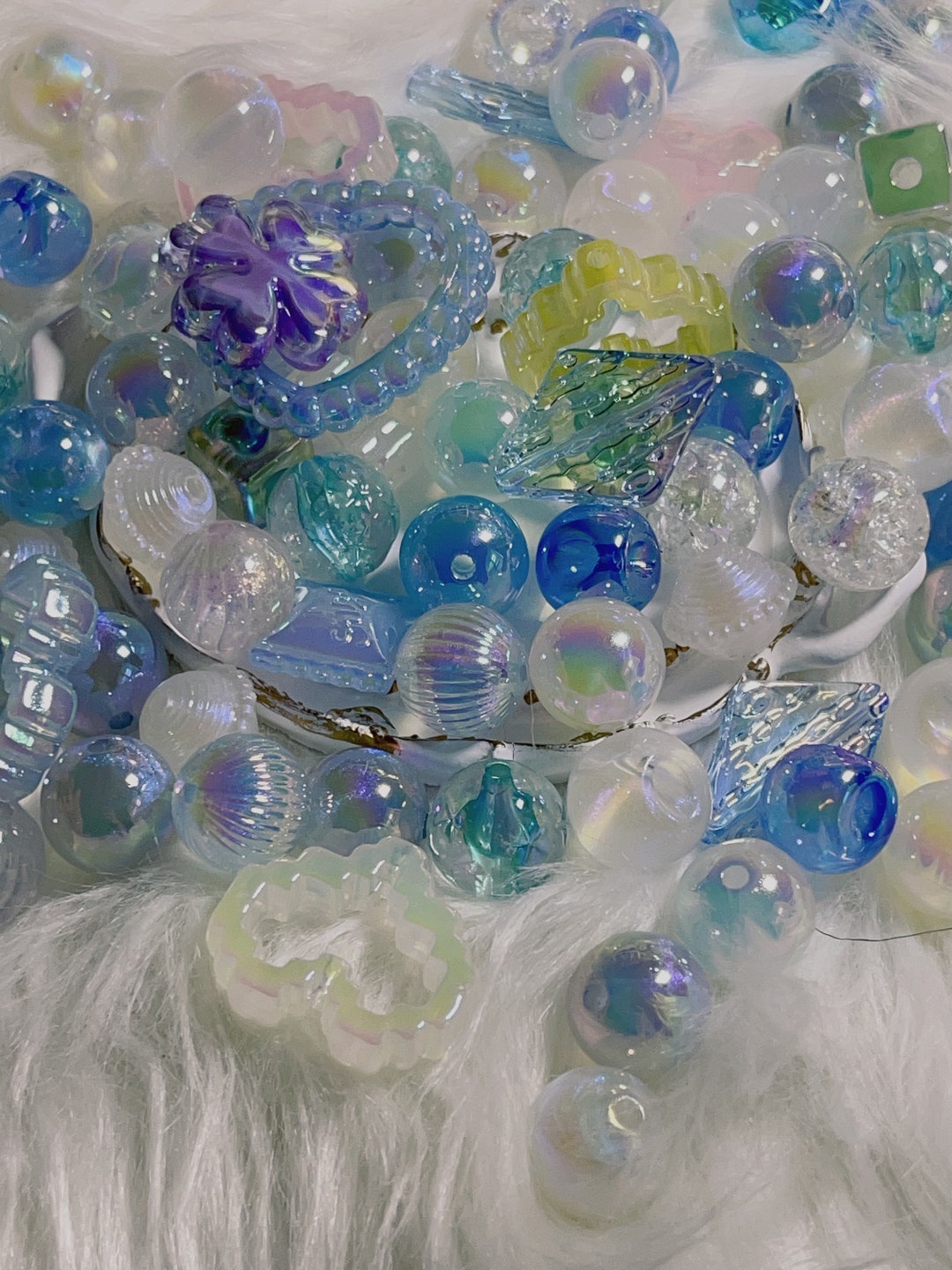 14-16mm Mixed Shape: Mix Handmade Beads, Beads for DIY, Random Beads ...