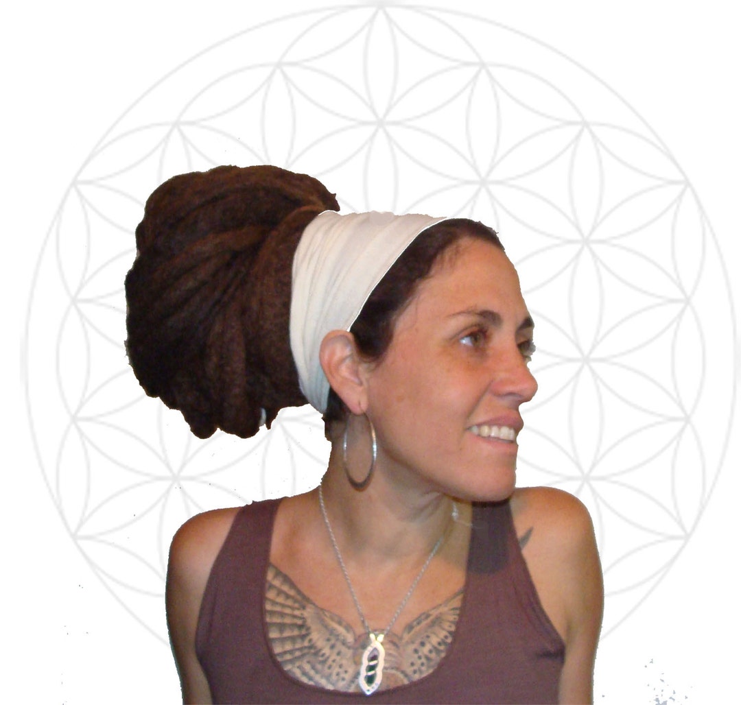 Headband - Organic Cotton and Hemp Jersey Hair Band - Perfect for Yoga ...