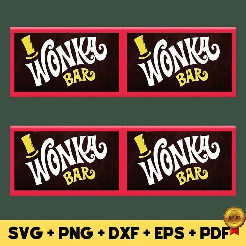 Wonka Golden Ticket Svg/ Archivo de corte para Cricut / Svg, Png, DXF ...