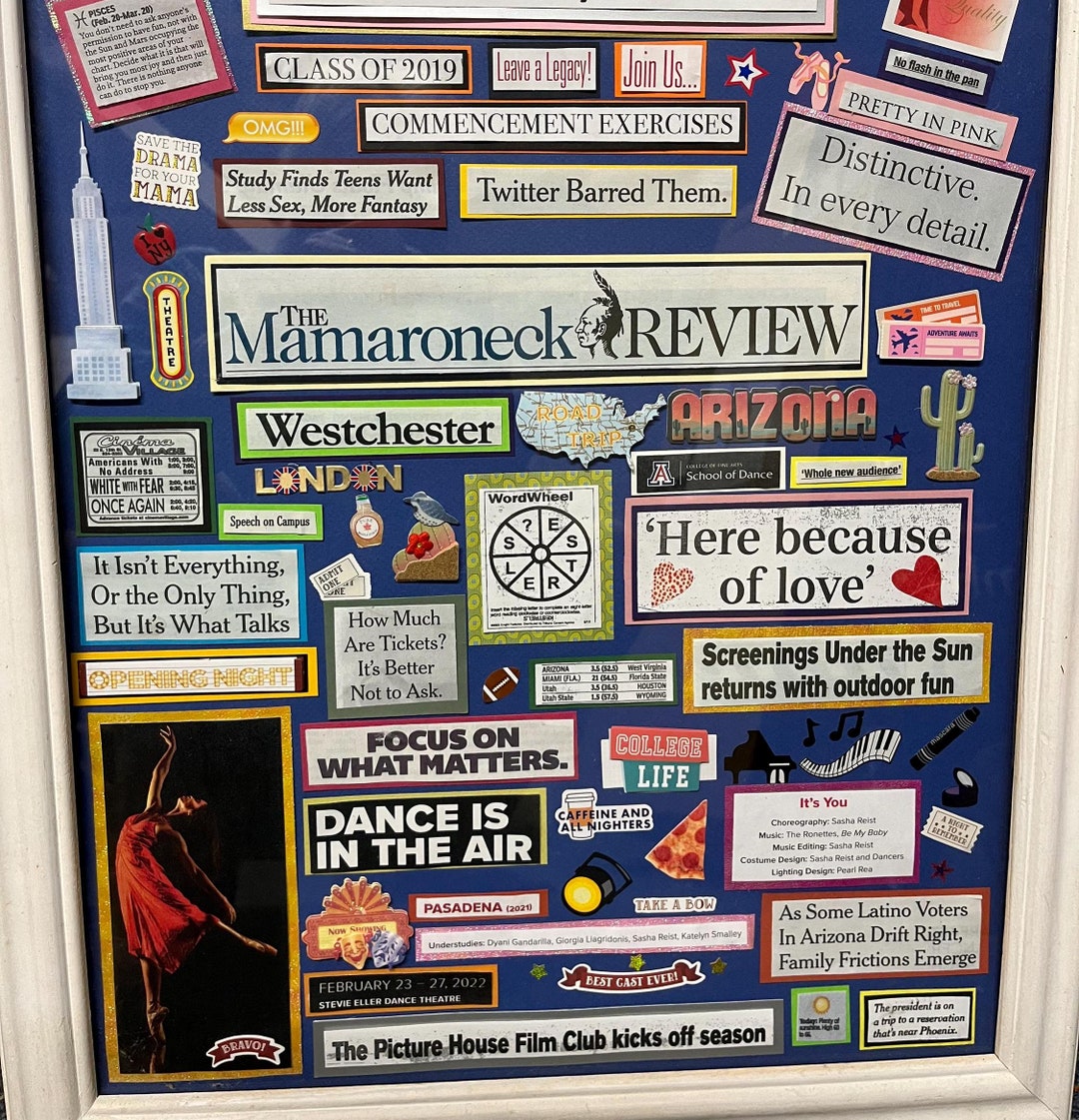 Commemorative Upscale Collages for Special Occasions, Bar/bat Mitzvahs ...