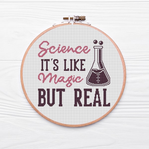 Science Cross Stitch - Etsy
