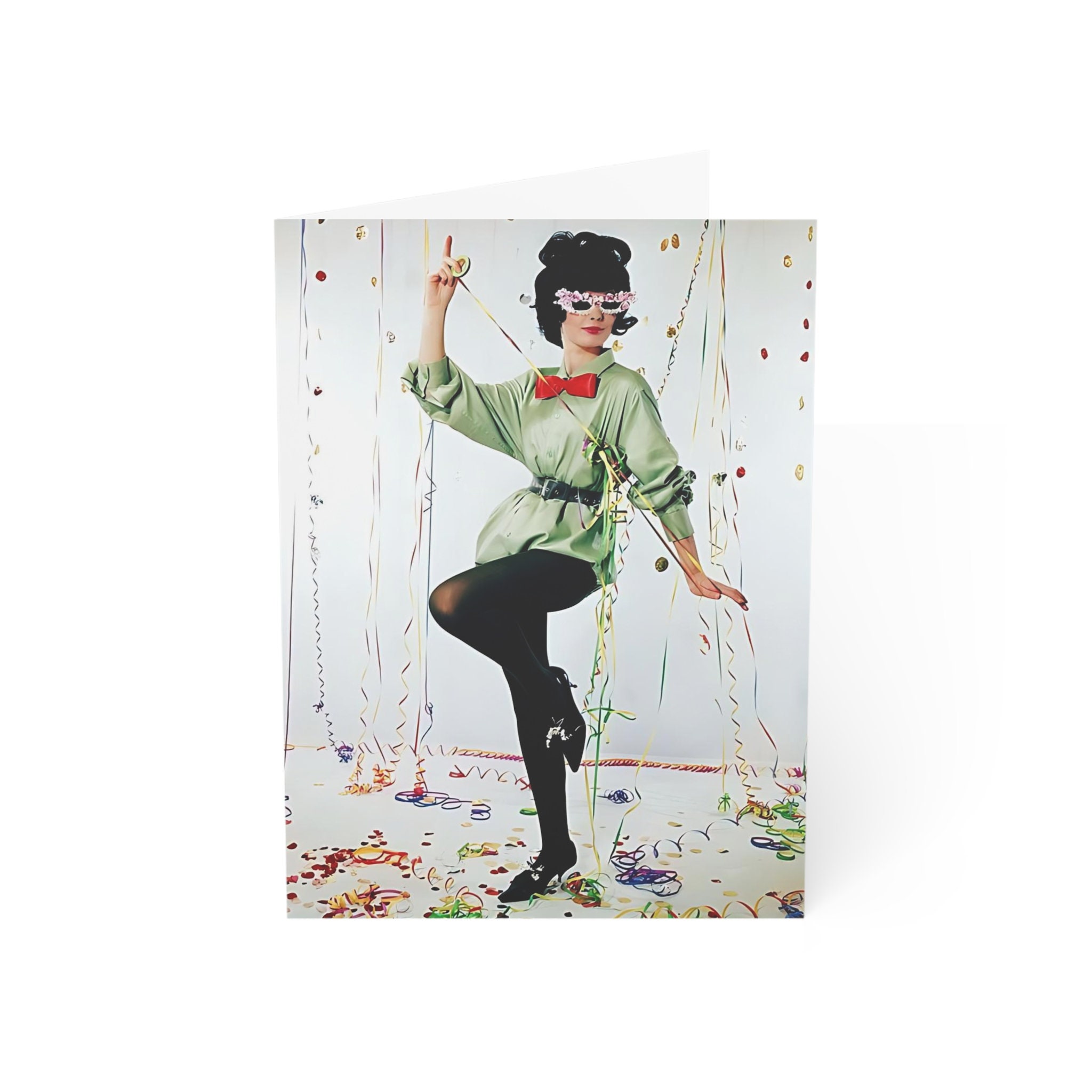 Cute Fun Funky Vintage Style Greeting Cards, Blank Cards, Set of Cards ...