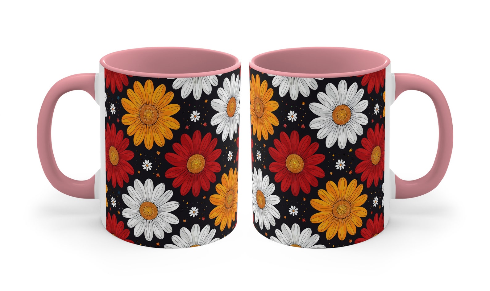 Premium Quality Flowers Tea Coffee Mug | ORCA Coating | 11oz - Etsy